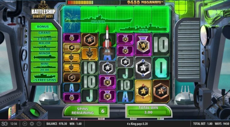 Battleship Direct Hit (Red7) Slot Review & Demo Play