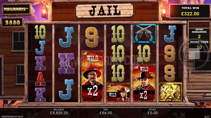 Desperados Wild Megaways (Inspired) Slot Review & Demo