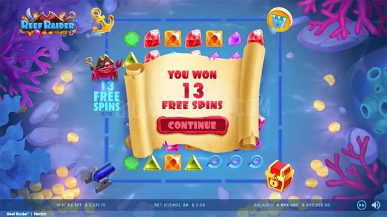 Reef Raider (NetEnt) Slot Review & Free Demo Play