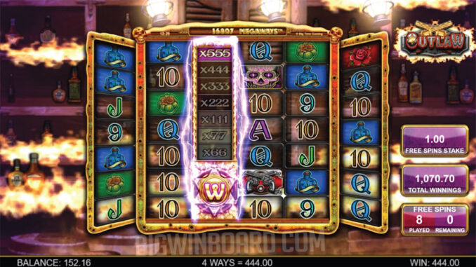 Outlaw (Big Time Gaming) Slot Review & Demo
