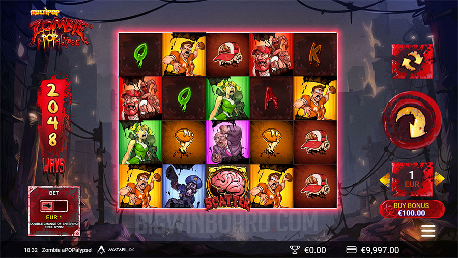 Zombie aPOPalypse MultiPop (AvatarUX) Slot Review & Demo