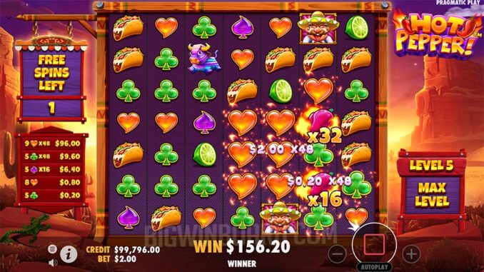 Hot Pepper (Pragmatic Play) Slot Review & Demo