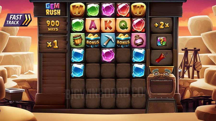 Gem Rush (Slotmill) Slot Review & Demo
