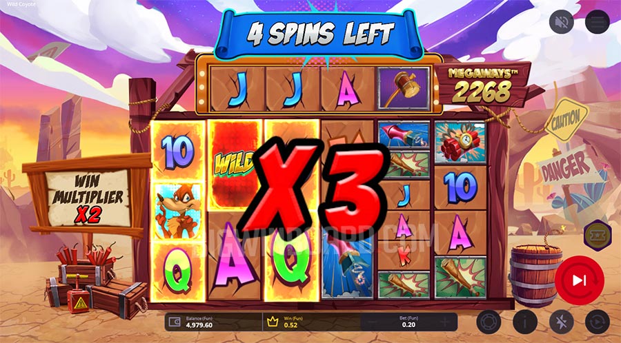 Wild Coyote Megaways (OneTouch) Slot Review & Demo