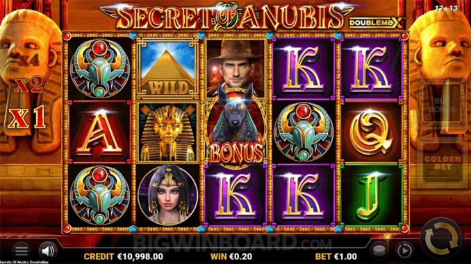 Secret of Anubis DoubleMax (Reflex Gaming) Slot Review & Demo