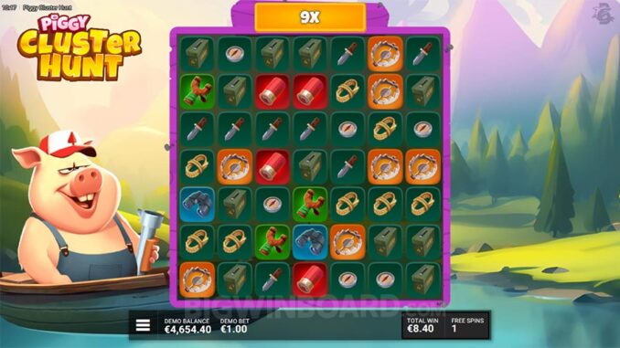 Piggy Cluster Hunt (BullShark Games) Slot Review & Demo