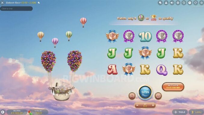 Balloon Race Live (Evolution Gaming)