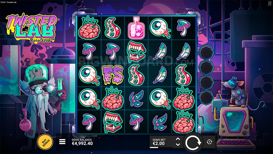 Twisted Lab RotoGrid (Hacksaw Gaming) Slot Review & Demo