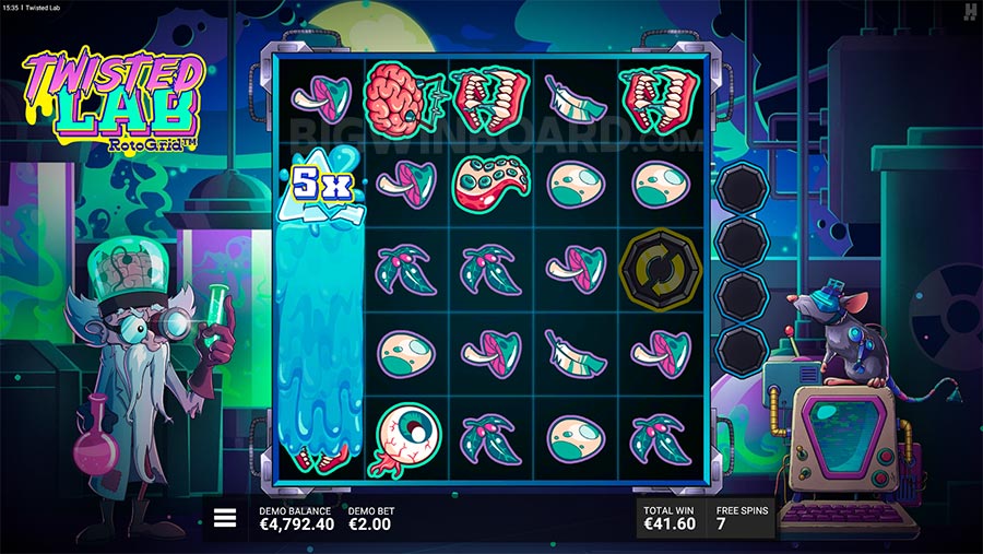 Twisted Lab RotoGrid (Hacksaw Gaming) Slot Review & Demo