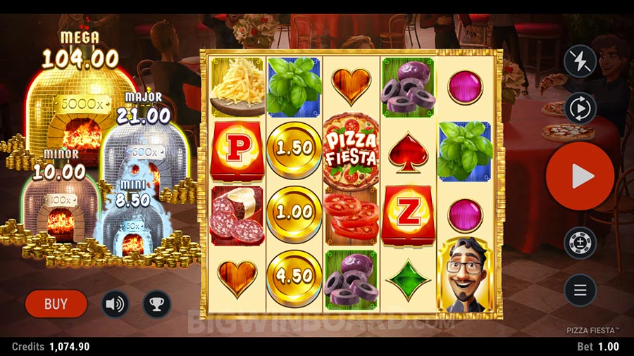 Pizza Fiesta (Hammertime Games) Slot Review & Demo
