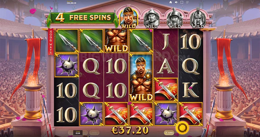 Gladiator Ways (Red Tiger) Slot Review & Demo