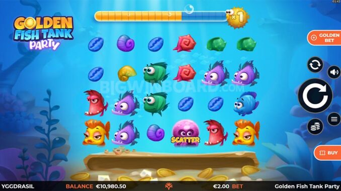 Golden Fish Tank Party (Yggdrasil Gaming) Slot Review & Demo