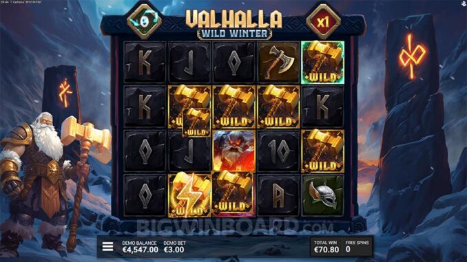 Valhalla Wild Winter (Bullshark Games) Slot Review & Demo