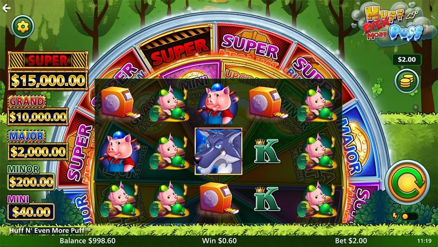 Huff N' Even More Puff (Light & Wonder) Slot Review & Demo Huff N' Even More Puff (Light & Wonder) Slot Review & Demo