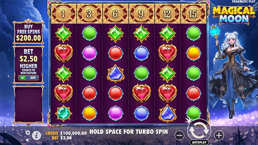 Magical Moon (Pragmatic Play) Slot Review & Demo
