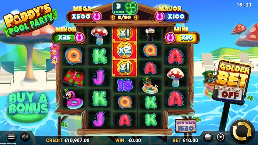 Paddy's Pool Party (Reflex Gaming) Slot Review & Demo