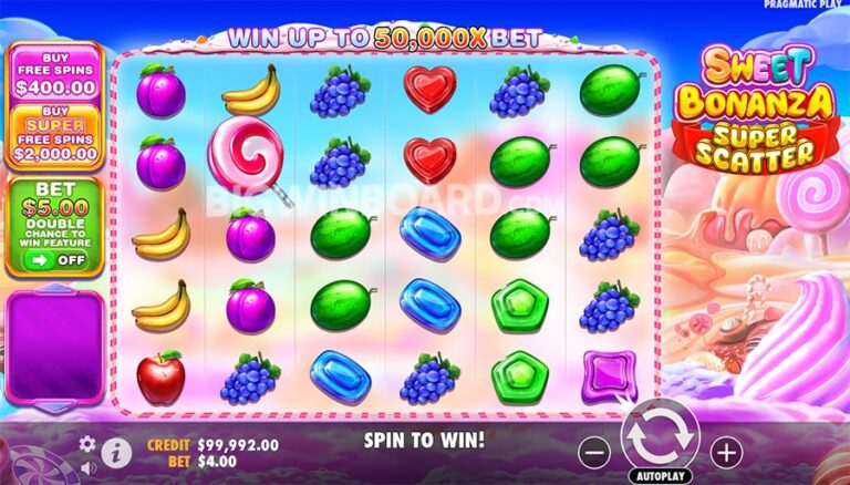 Sweet Bonanza Super Scatter (Pragmatic Play) Slot Review & Demo
