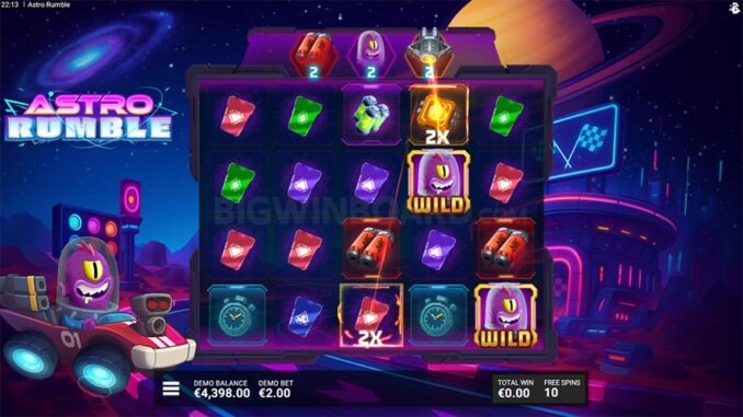 Astro Rumble (Bullshark Games) Slot Review & Demo