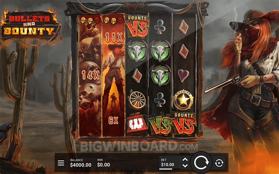 Bullets and Bounty (Hacksaw Gaming) Slot Review & Demo