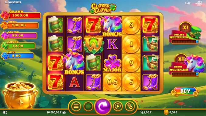 Clover Clover (Fantasma Games) Slot Review & Demo