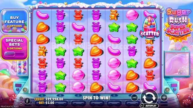 Sugar Rush Super Scatter (Pragmatic Play) Slot Review & Demo