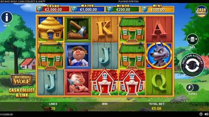 Big Bad Wolf Cash Collect & Link (Quickspin) Slot Review & Demo