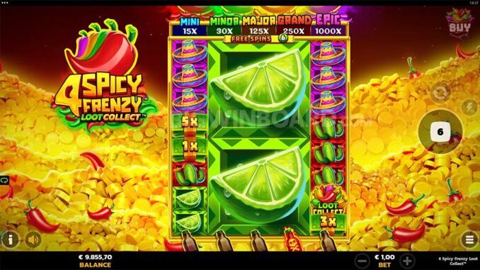 4 Spicy Frenzy (PearFiction Studios) Slot Review & Demo