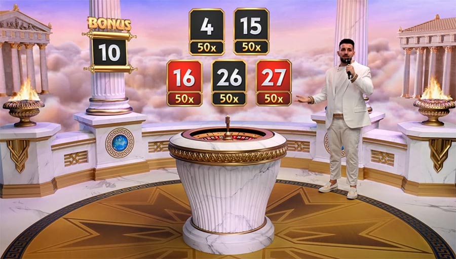 Gates of Olympus Roulette (Pragmatic Play) Live Casino Game