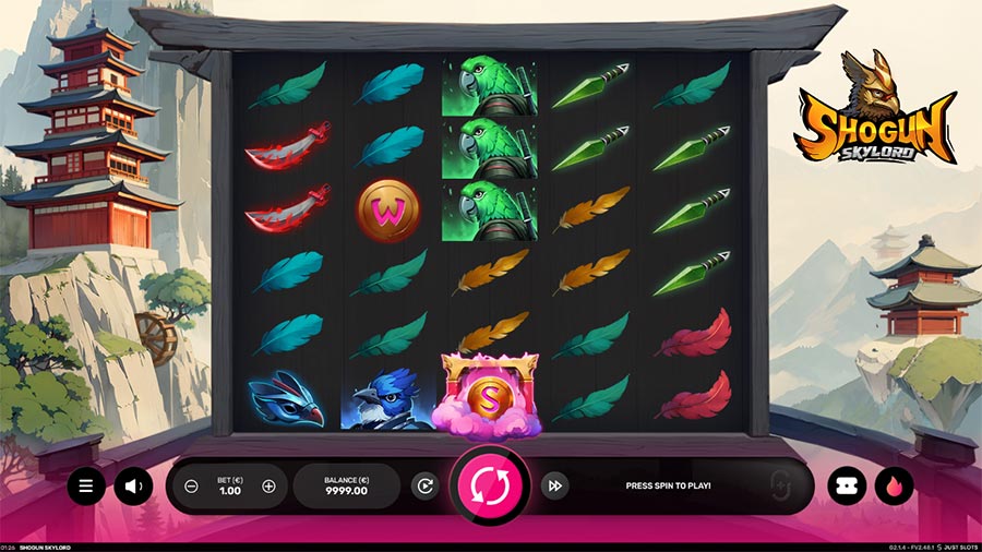 Shogun Skylord (Just Slots) Slot Review & Demo
