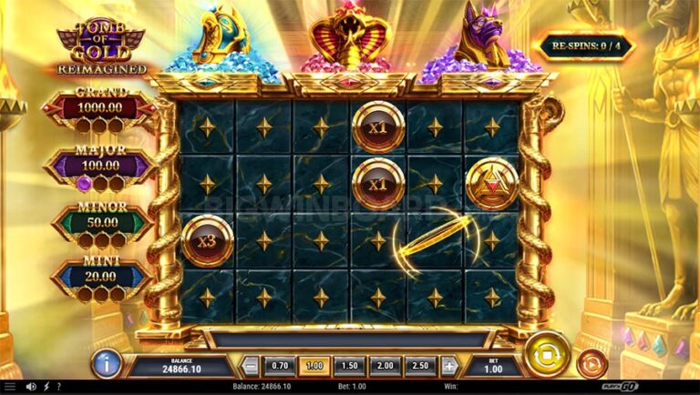 Tomb of Gold Reimagined (Play'n GO) Slot Review & Demo