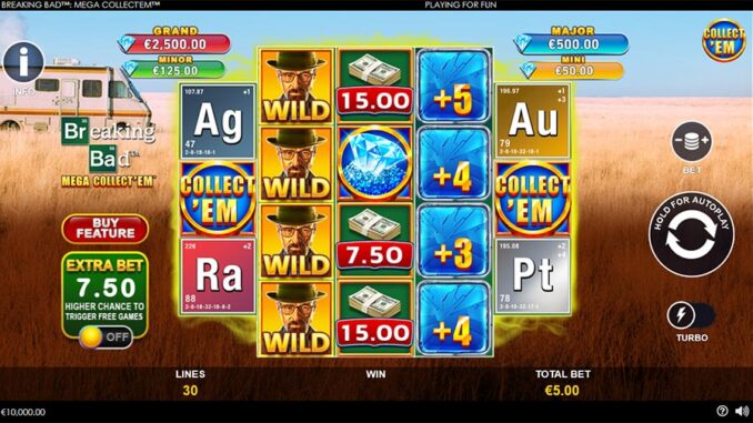 Breaking Bad Mega Collect'em (Playtech) Slot Review & Demo
