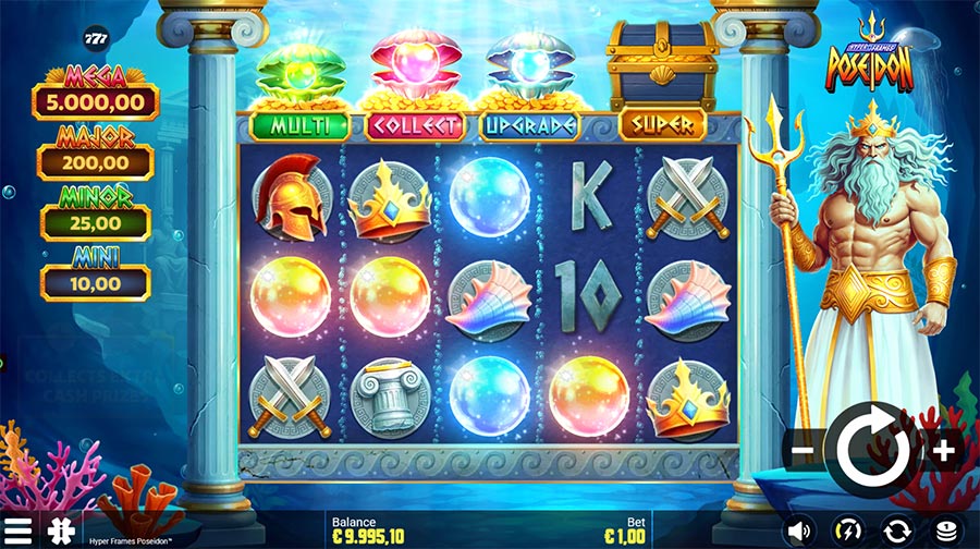 Hyper Frames Poseidon (Snowborn Games) Slot Review & Demo