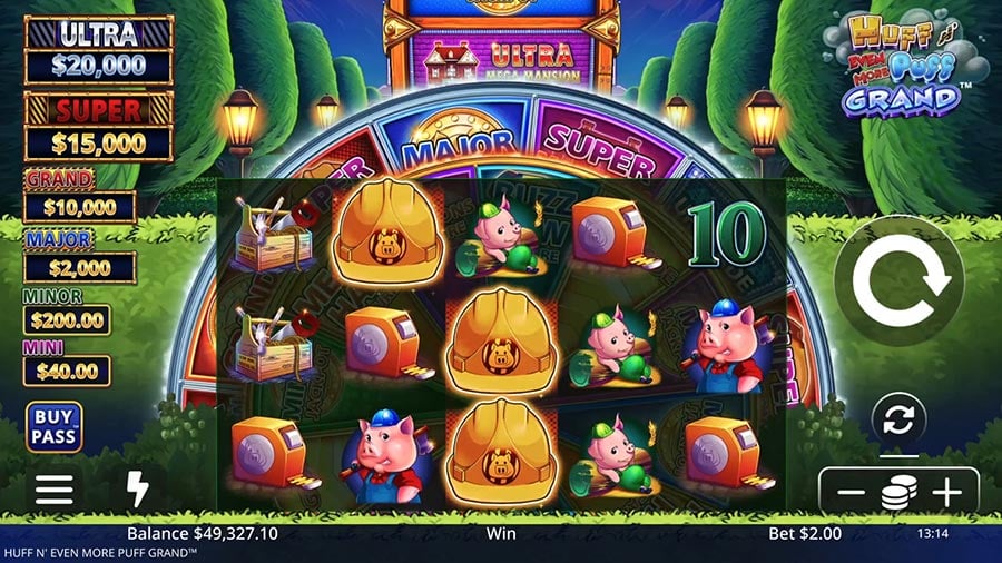 Huff N' Even More Puff Grand (Light & Wonder) Slot Review & Demo