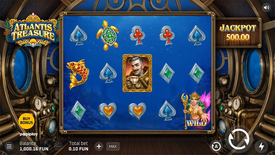 Atlantis Treasure (Popiplay) Slot Review & Demo