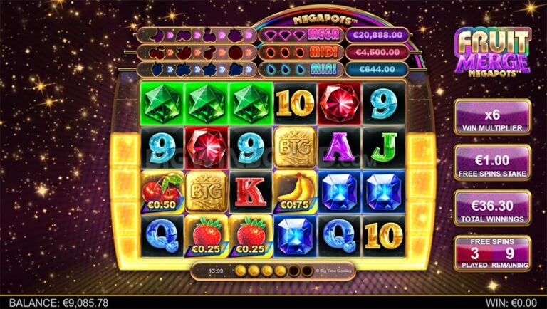 Fruit Merge Megapots (Big Time Gaming) Slot Review & Demo