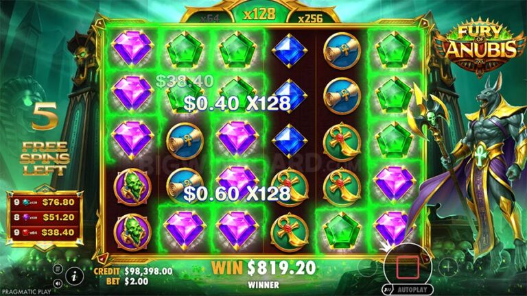 Fury of Anubis (Pragmatic Play) Slot Review & Demo