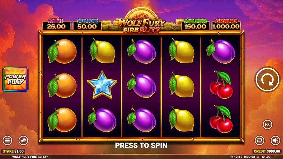Wolf Fury Fire Blitz (Blueprint Gaming) Slot Review & Demo