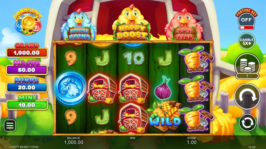 Happy Money Hens (Inspired Gaming) Slot Review & Demo